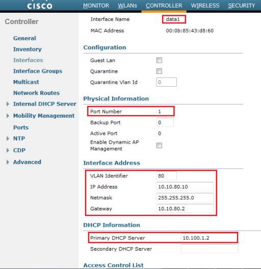Configuring Dynamic Interfaces on WLC | mrn-cciew