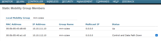 Configuring Mobility on WLC | mrn-cciew