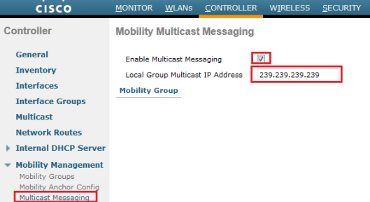 Configuring Mobility on WLC | mrn-cciew