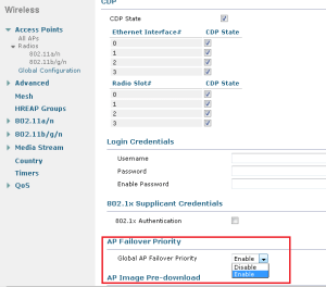 AP Failover | mrn-cciew