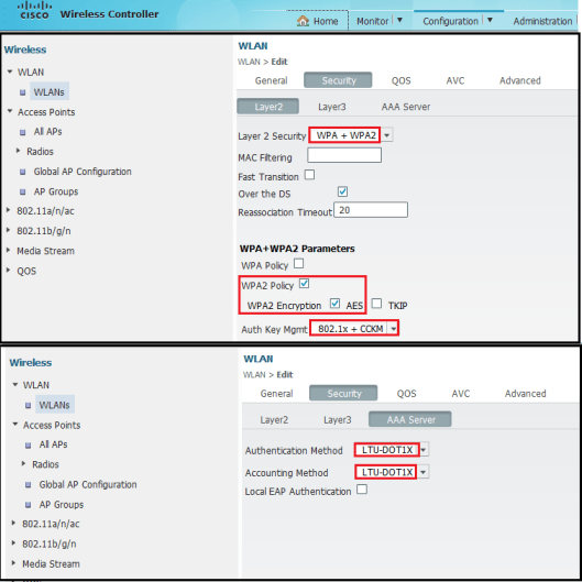 Configuring RADIUS on 5760 | mrn-cciew