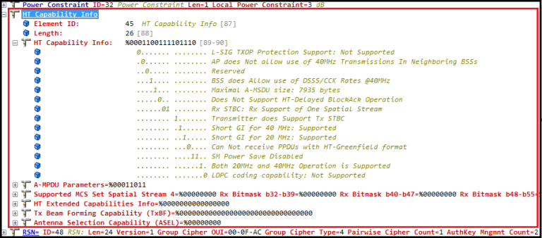 802.11 Mgmt : Beacon Frame | mrn-cciew