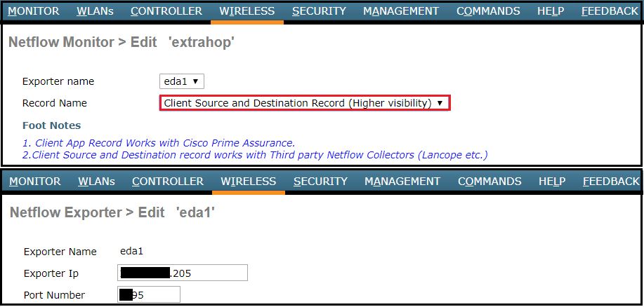 WLC Netflow with ExtraHop | mrn-cciew