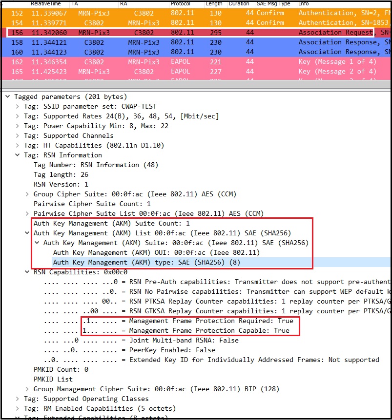 WPA3-SAE Transition Mode | mrn-cciew