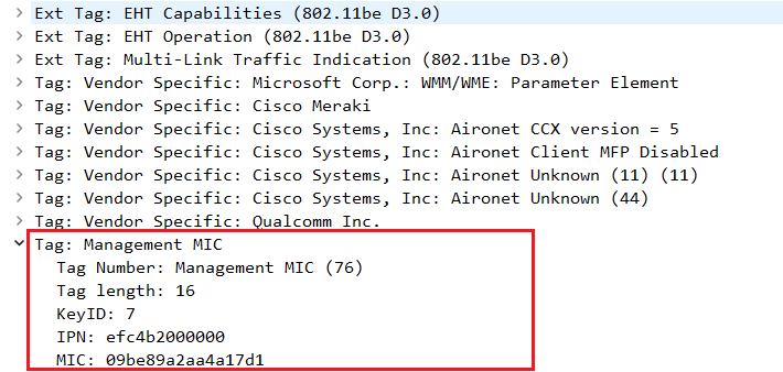 Wi-Fi 7 – Beacon frame | mrn-cciew